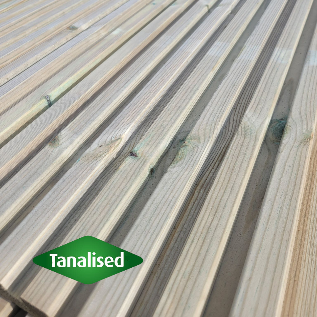 Pressure Treated Redwood Shadow Gap Cladding - CMR Timber Ltd