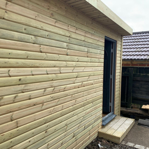 Pressure Treated Redwood Loglap Cladding - CMR TIMBER GROUP LTD